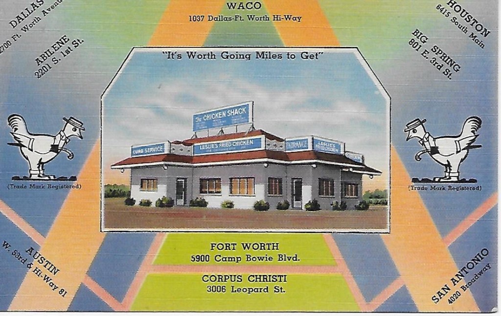 POSTCARDS: RESTAURANTS – Waco, Texas History in Pictures